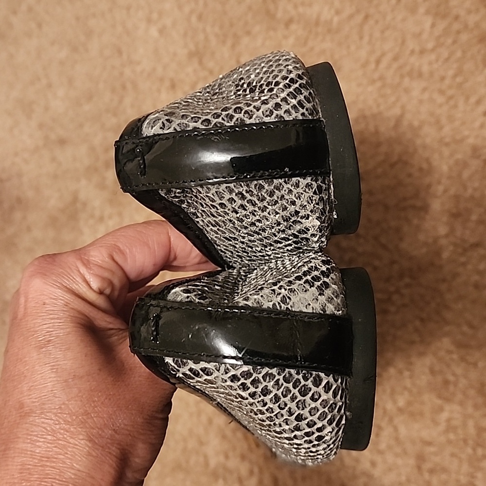 Tory Burch Verbena Sneakskin Ballet Flats - Gem